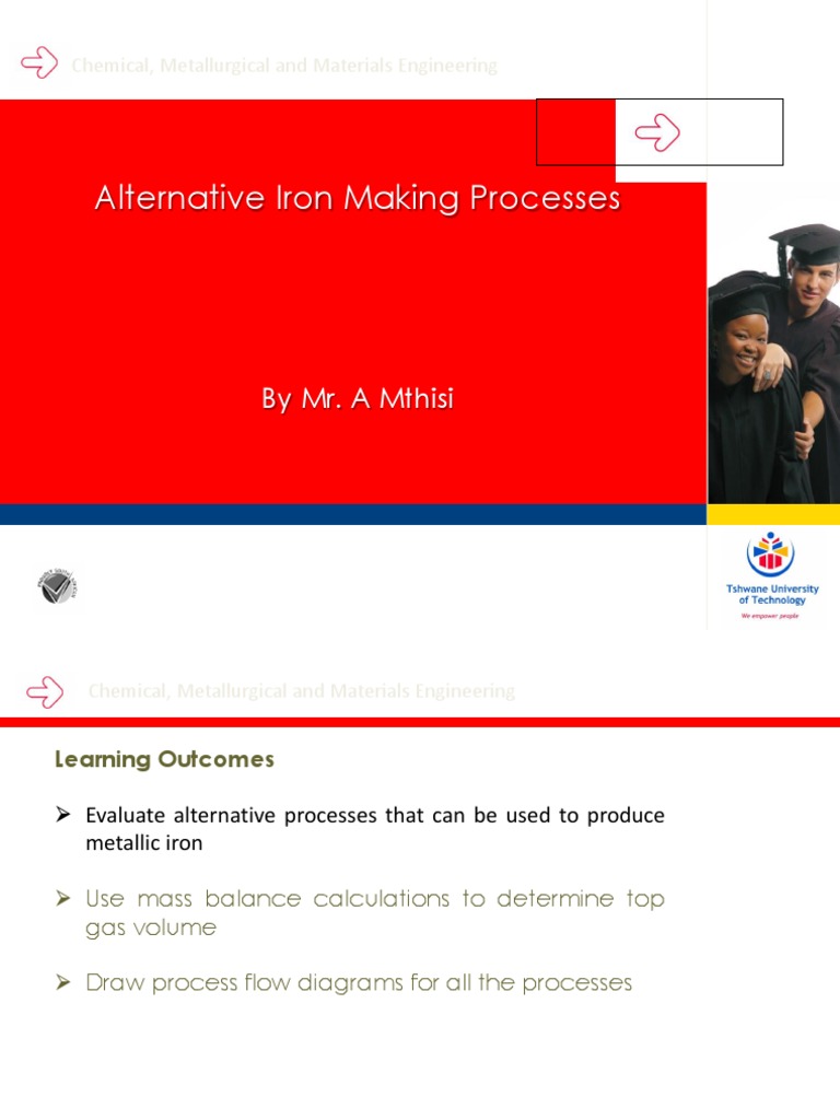 Alternative Iron Making Processes: by Mr. A Mthisi | PDF | Gasification ...