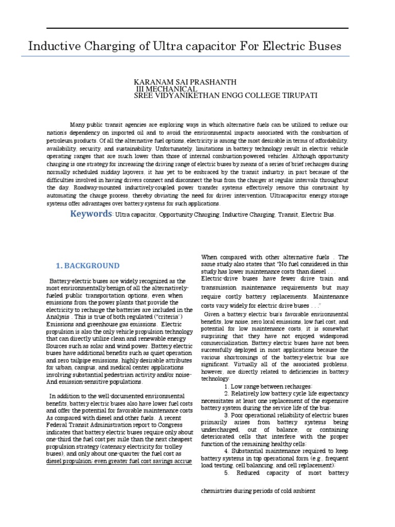 Abstract of Hybrid Vehicles | PDF | Rechargeable Battery | Bus