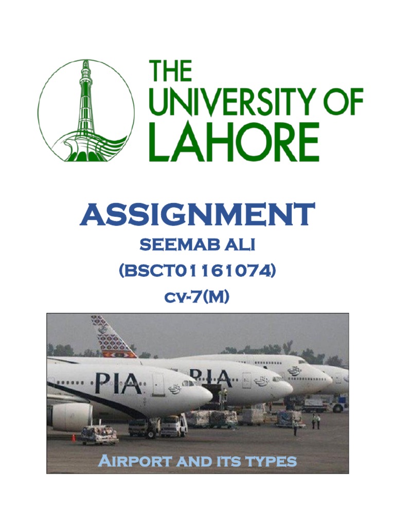 Assignment: Seemab Ali (BSCT01161074) cv-7 (M) | PDF | International ...