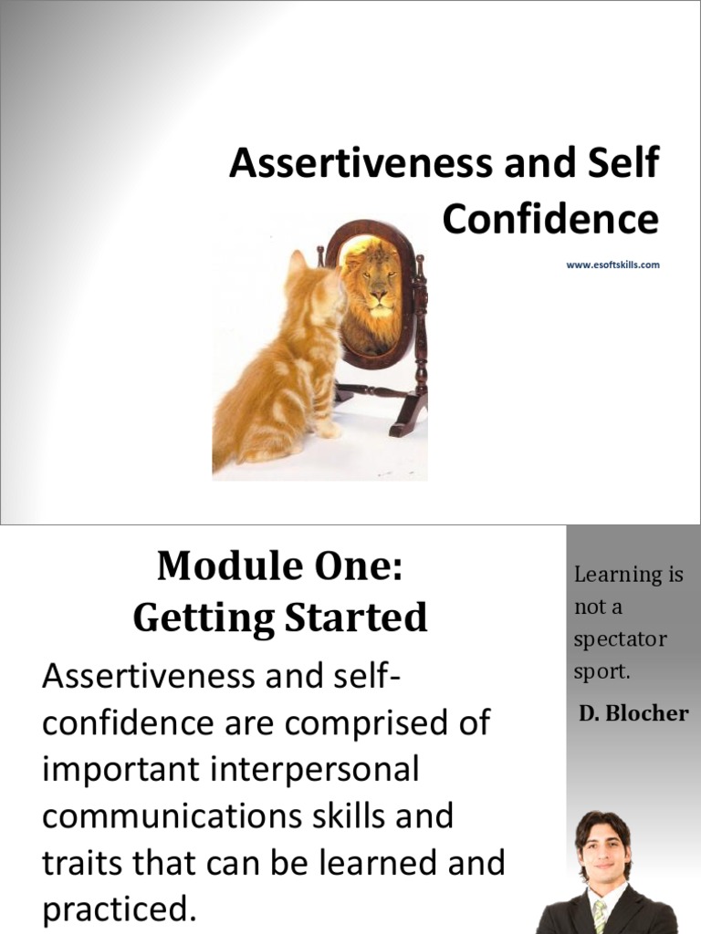 Self Confidence PowerPoint Slides | PDF | Coping (Psychology ... Self Confidence PowerPoint Slides | PDF | Coping (Psychology ...