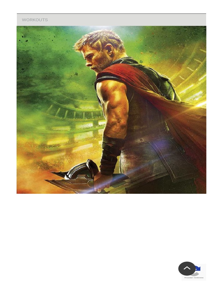 Chris Hemsworth Workout - The God of Thunder's Thor Workout TRAIN ...