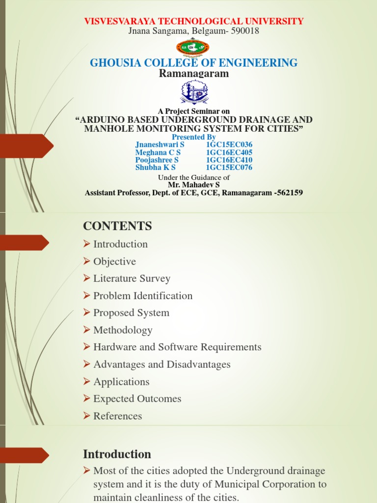 Automatic Drainage Control System Using Arduino | PDF | Internet Of Things | Wireless Sensor Network