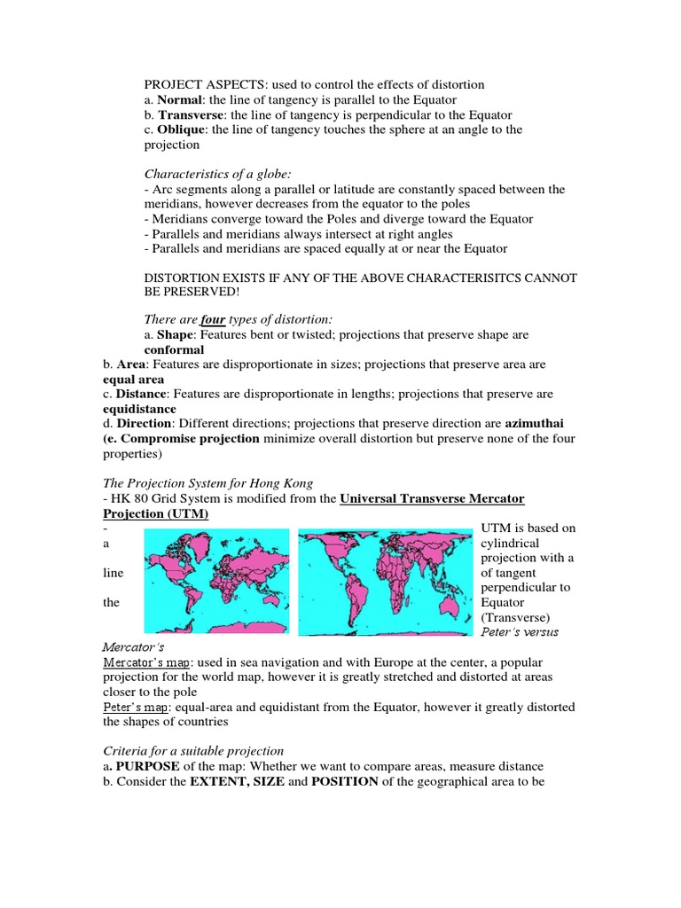 Characteristics of A Globe | PDF | Navigation | Geomatics