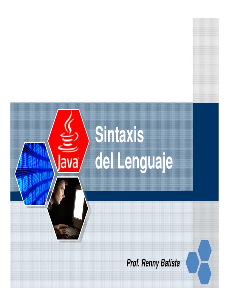 01 Java Sintaxis Basica | PDF | Tipo de datos | Java (lenguaje de ...