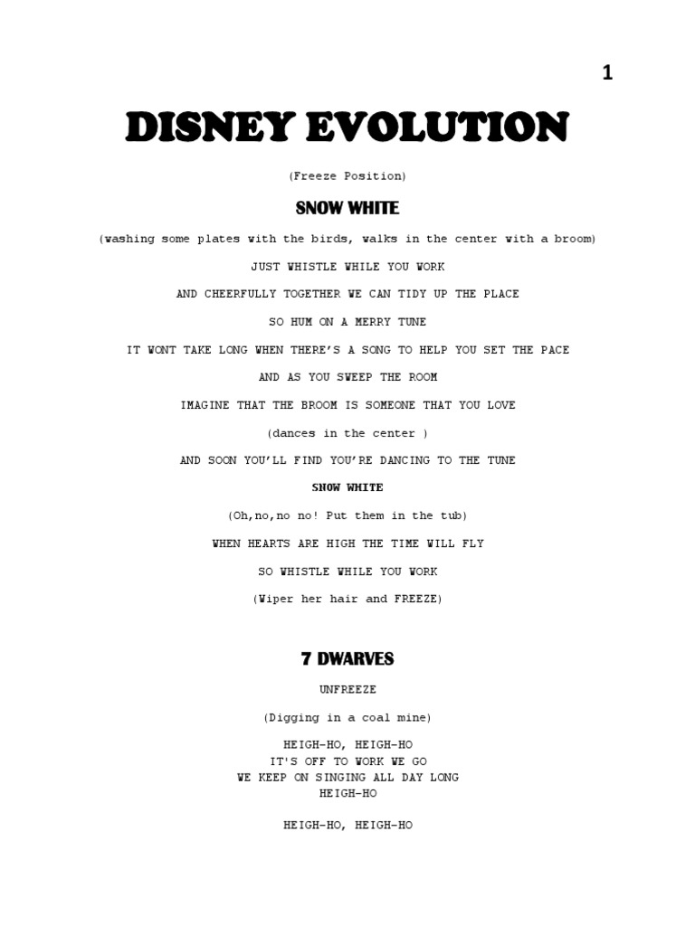 Disney Evolution: Snow White | PDF | Leisure
