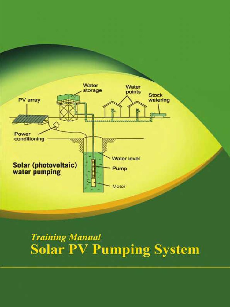 Solar PV Pumping System Training Manual | PDF | Photovoltaic System ...