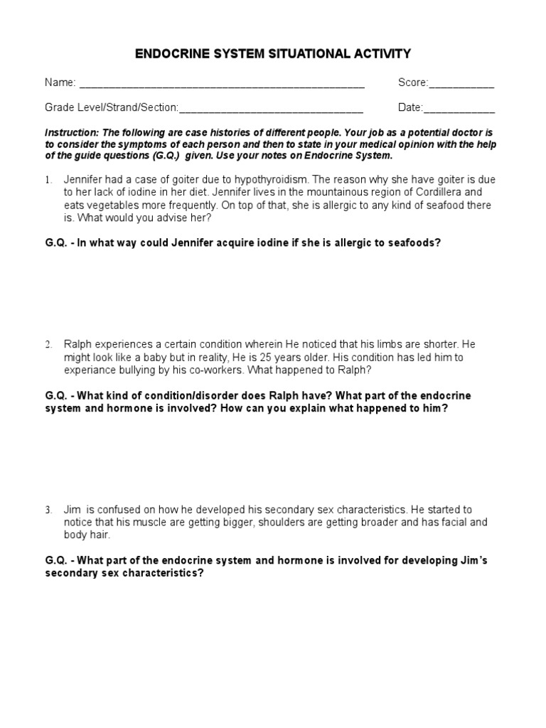 Endocrine Disease Disorders | PDF | Sleep | Endocrine System
