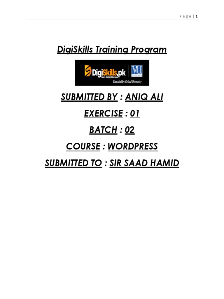 Digiskills Training Program | PDF | Career & Growth | Business