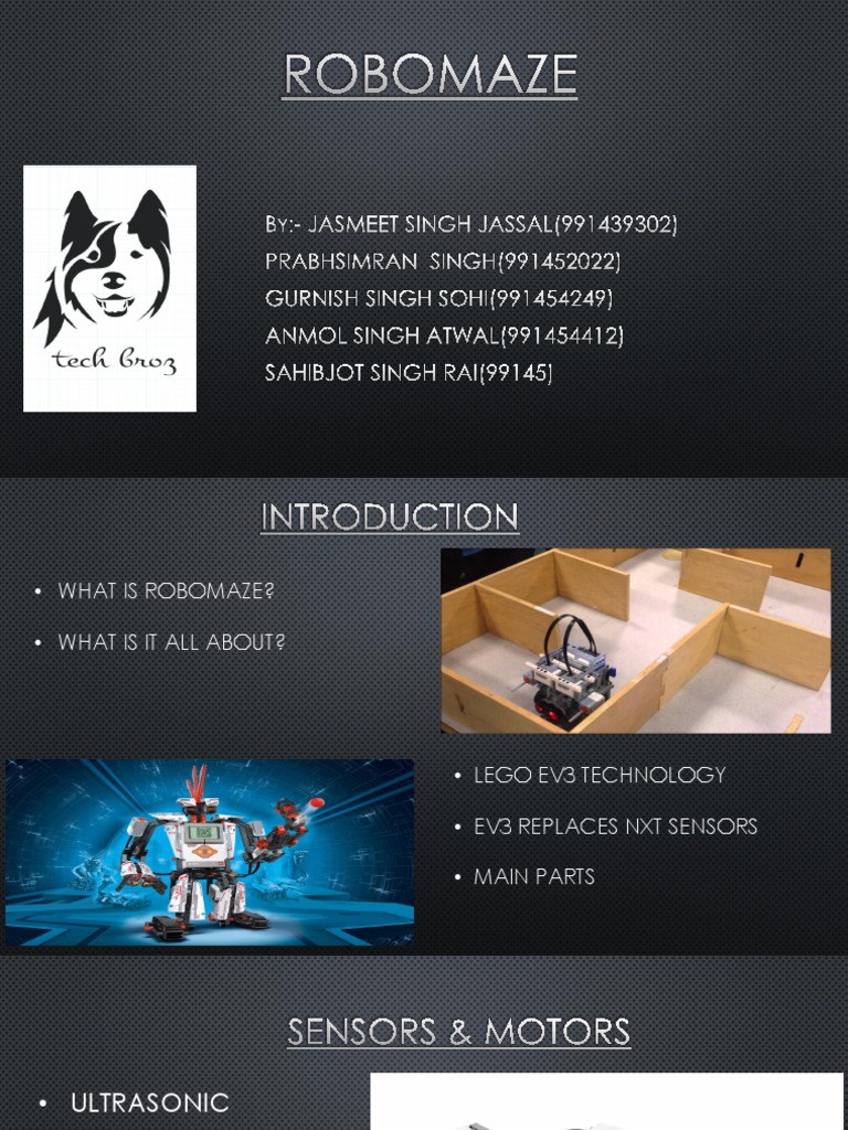 Presentation On Robomaze | PDF