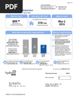 PSEG Sample Electric Bill | PDF | Cheque | Watt