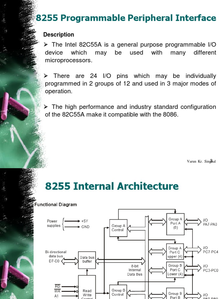 8085 Programable Peripheral Interface | PDF | Input/Output | Electronic ...