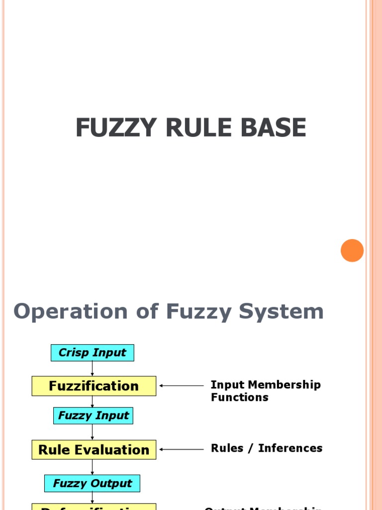Lecture 5 Fuzzy Rule | PDF | Fuzzy Logic | Logic