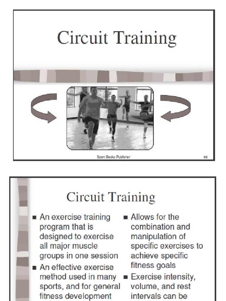 Circuit Training | PDF