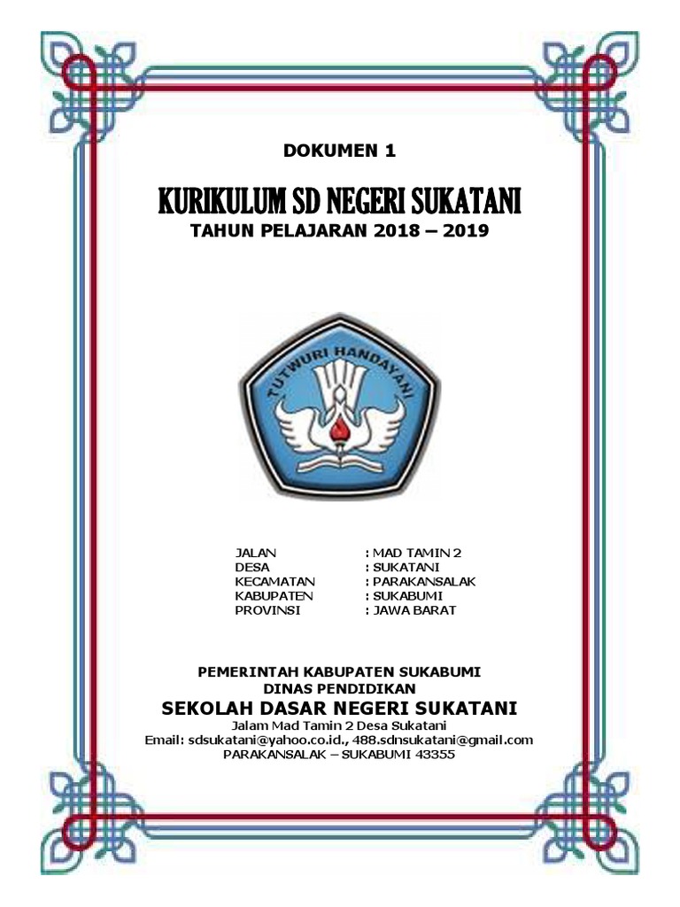 Cover Dokumen 1 Dan 2 | PDF