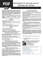 Crawler Crane Checklist Rev 0 | PDF | Crane (Machine) | Mechanical ...