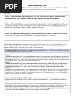Danielson Cheat Sheet | PDF | Teachers | Pedagogy