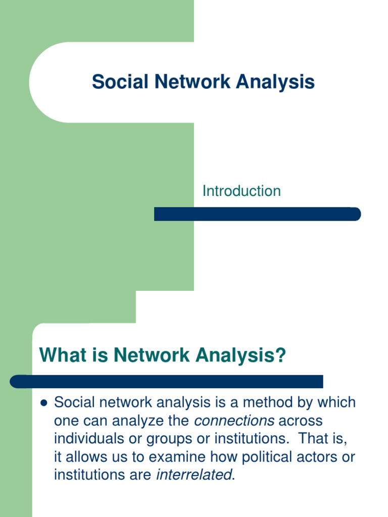 Social Network Analysis | PDF | Social Network | Vertex (Graph Theory)