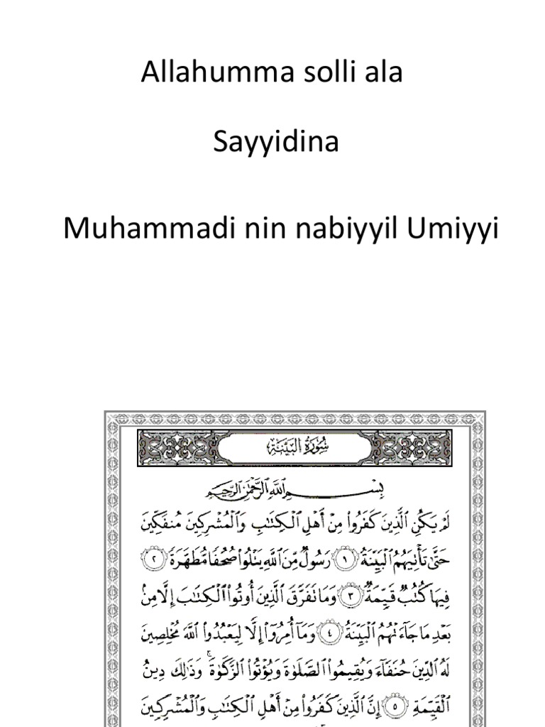 Doa Rasmi Program Jom Ke Sekolah Peringkat Kebangsaan 2019 | PDF