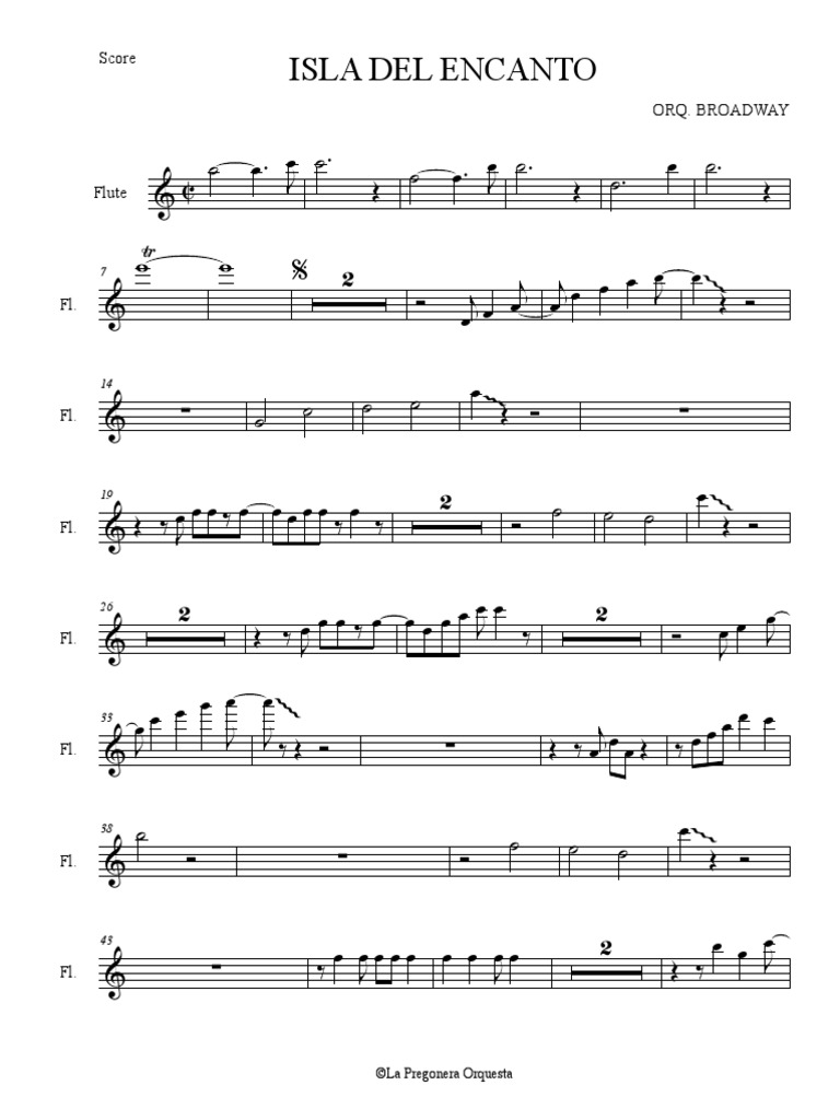 Isla del Encanto: Orquesta Broadway | PDF