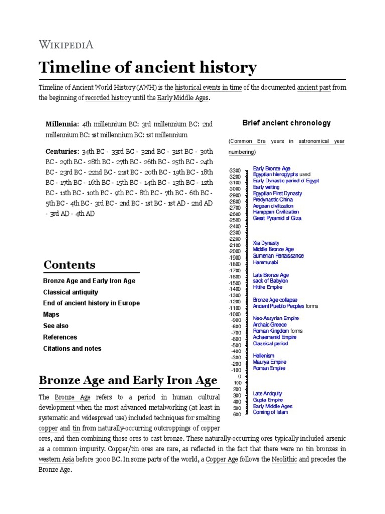 Ancient History | PDF | Bronze Age | Augustus