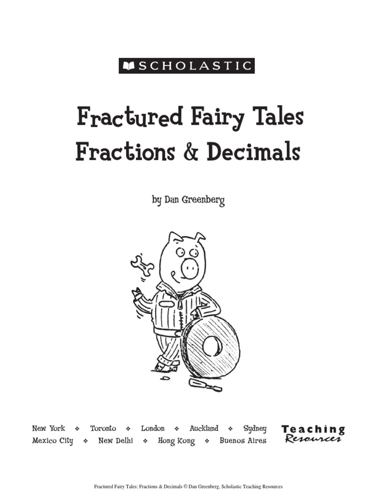 Fractured Fairy Tales Fractions Decimals PDF | PDF | Fraction ...