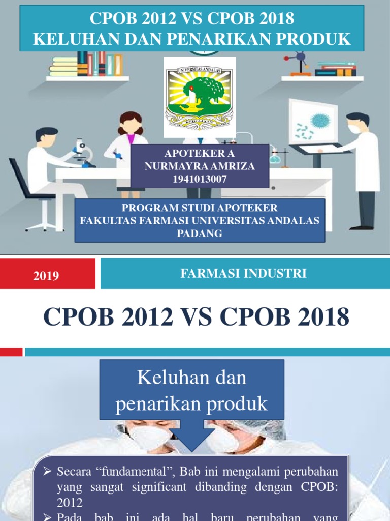 Cpob 2012 Vs Cpob 2018 | PDF