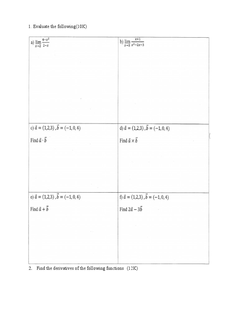 MCV4U Exam Review and Practice Guide | PDF