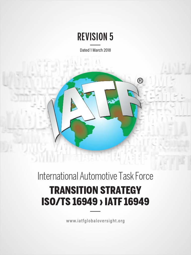 IATF 16949 Transition Strategy and Requirements - REV05 PDF | PDF | Iso ...