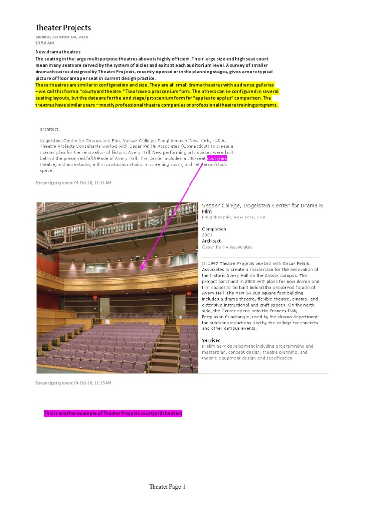 Theater Projects | PDF | Theatre | Entertainment (General)