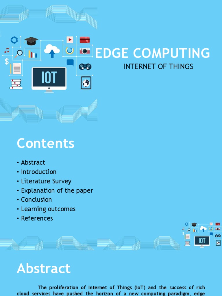 Edge Computing | PDF | Internet Of Things | Cloud Computing