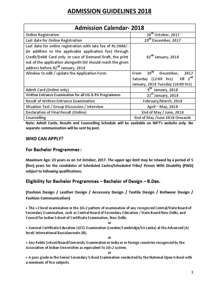 Guidelines | PDF | University And College Admission | Test (Assessment)