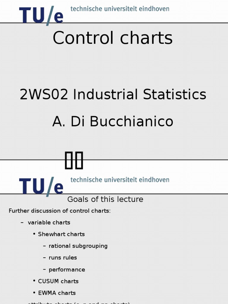 Control Charts | PDF | Analysis | Statistical Theory