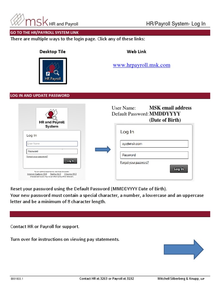 MSK HR Payroll | PDF | Career & Growth | Business