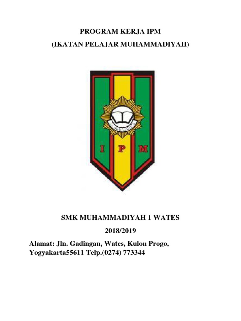Program Kerja Ipm 2018-2019 | PDF