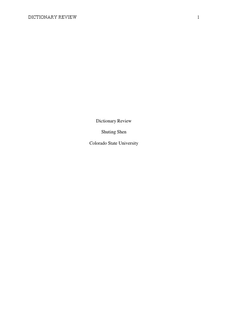 Dictionary Review | Download Free PDF | Stress (Linguistics) | English ...