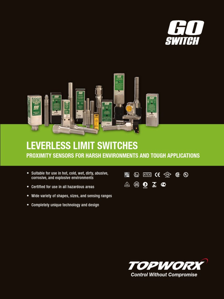 TopWorx GOSwitch Brochure PDF | PDF | Switch | Electrical Wiring
