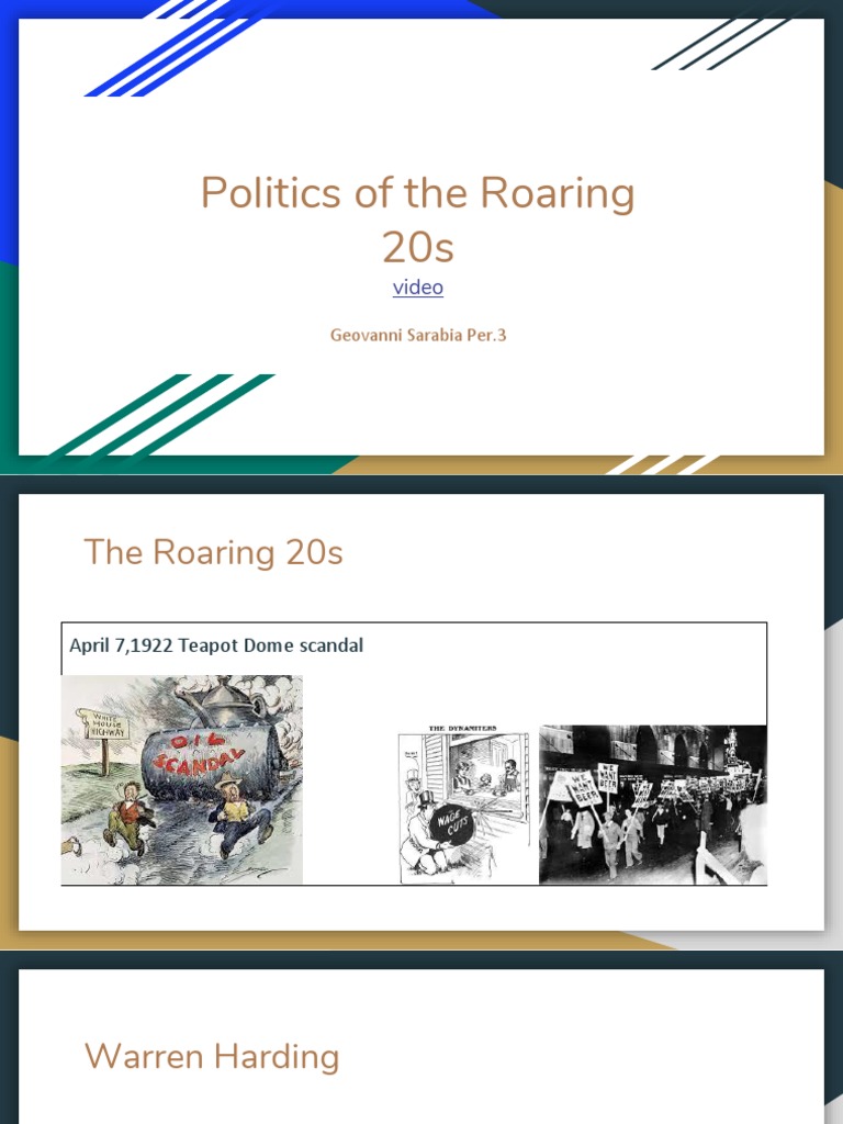 Politics of The Roaring 20s | PDF