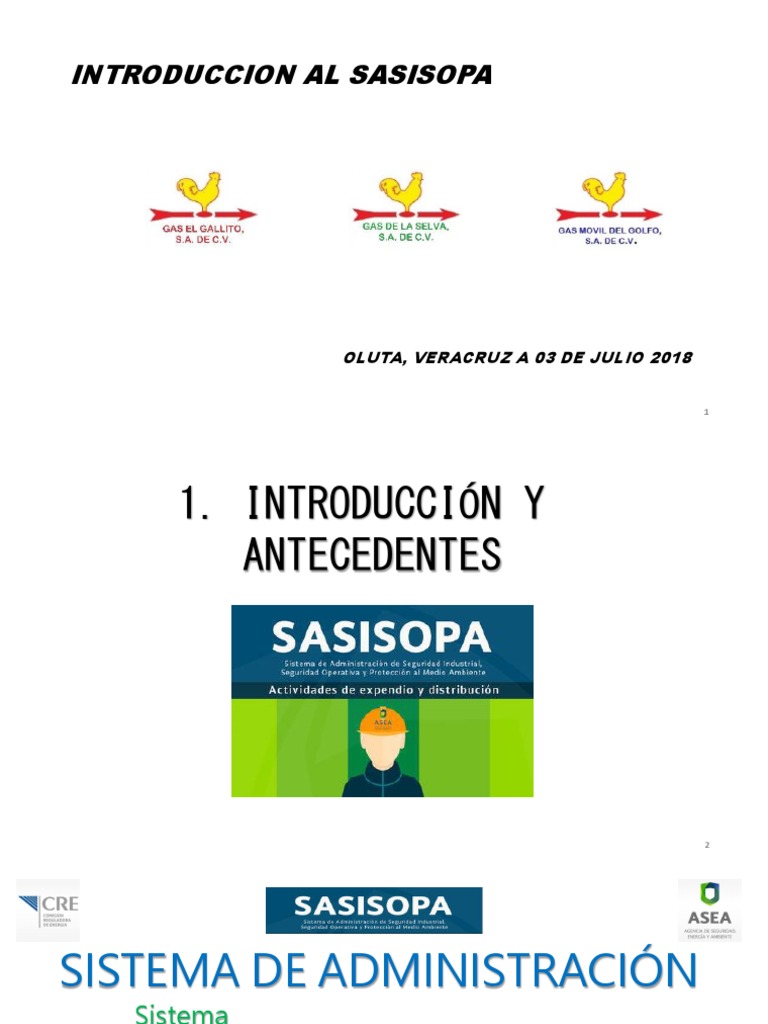 Presentación SASISOPA | Seguridad | Calidad (comercial)