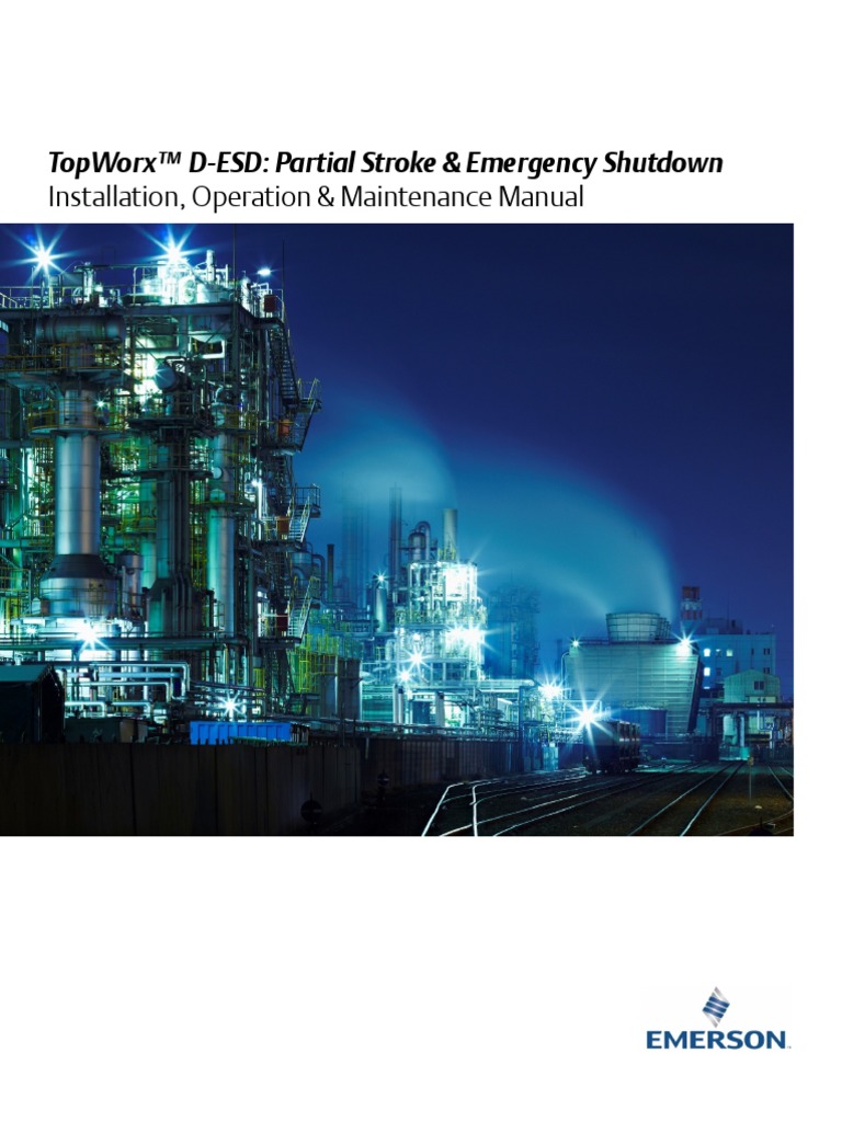 Manual Topworx D Esd Partial Stroke Emergency Shut Down Iom Topworx en 4852782 | PDF | Direct ...