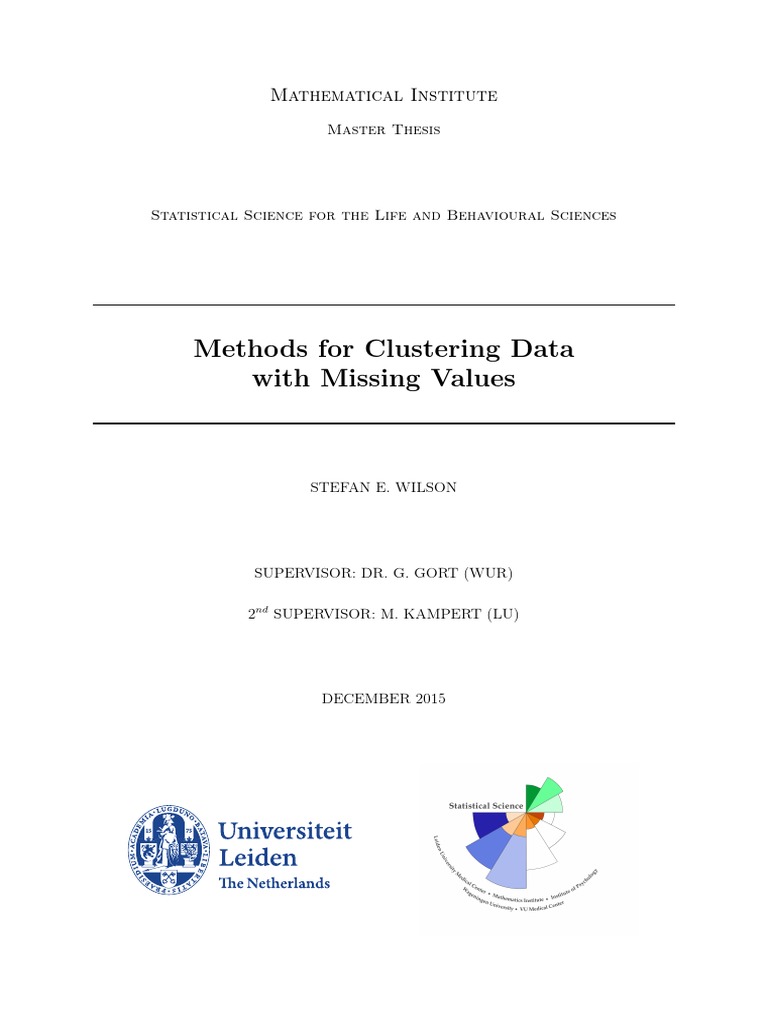 Master Wilson | PDF | Cluster Analysis | Eigenvalues And Eigenvectors