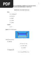 Diseño de Canales Rectangulares | PDF | Canal | Descarga (hidrología)