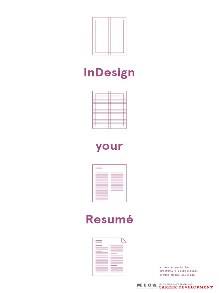 Resume in InDesign | PDF | Typefaces | Typography
