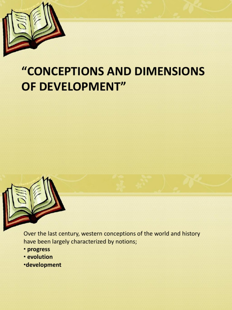 Conceptions and Dimensions of Development | PDF | World Bank ...