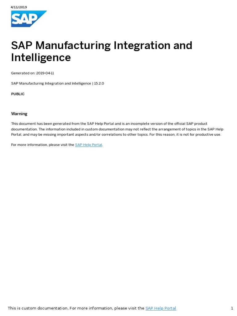 Sap Mii Help 1 PDF | PDF | Database Transaction | Thread (Computing)