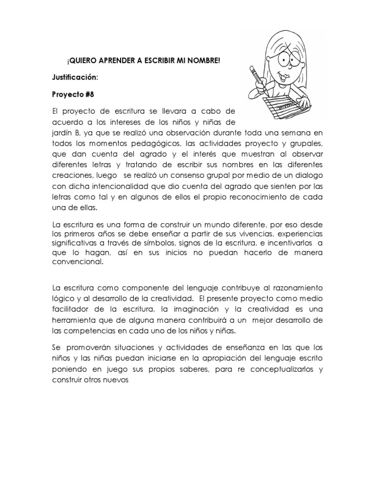 Aprendiendo las letras de mi nombre: Un proyecto de escritura en jardín ...