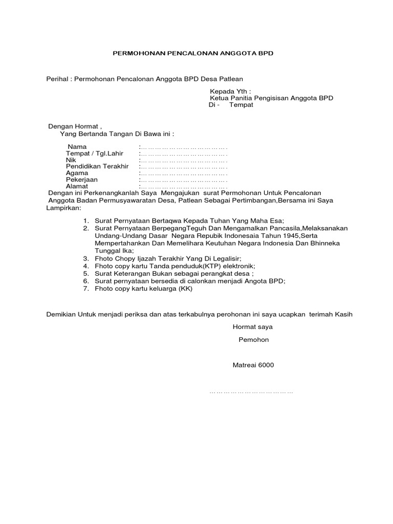 Contoh Perhitungan Rab Pokja Profil Desa | PDF