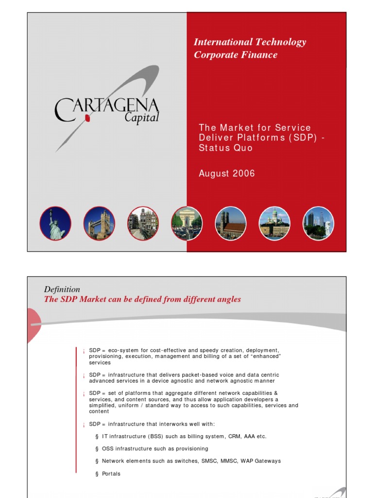 The Market For SDP Overview v2 | PDF | Proxy Server | Computer Network