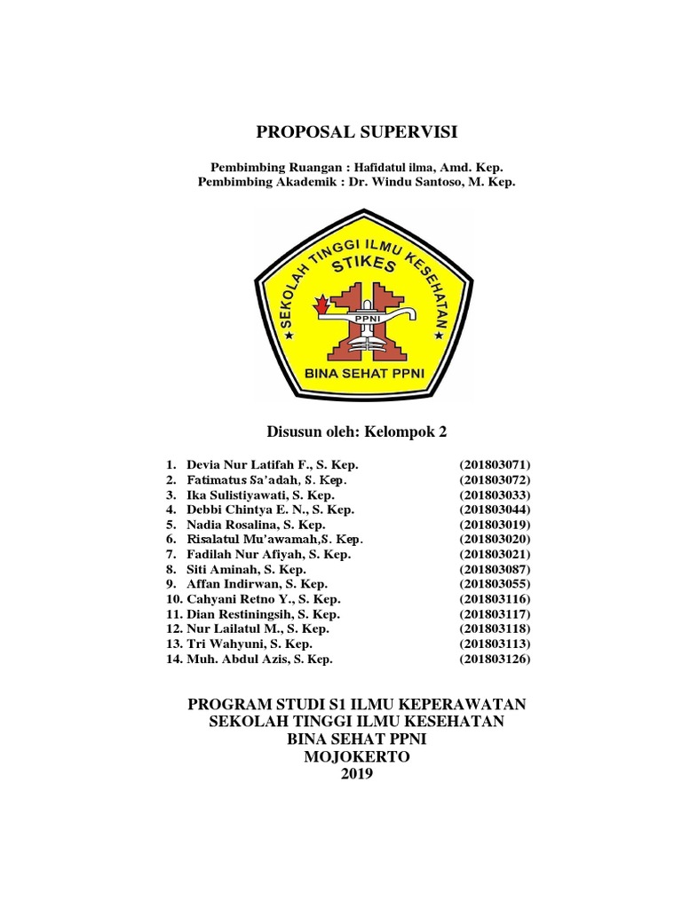 Proposal Supervisi | PDF