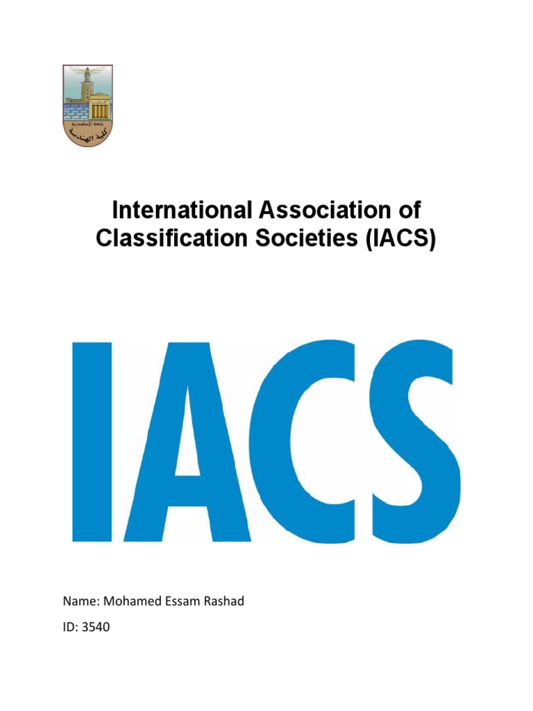 International Association of Classification Societies (IACS) | PDF ...