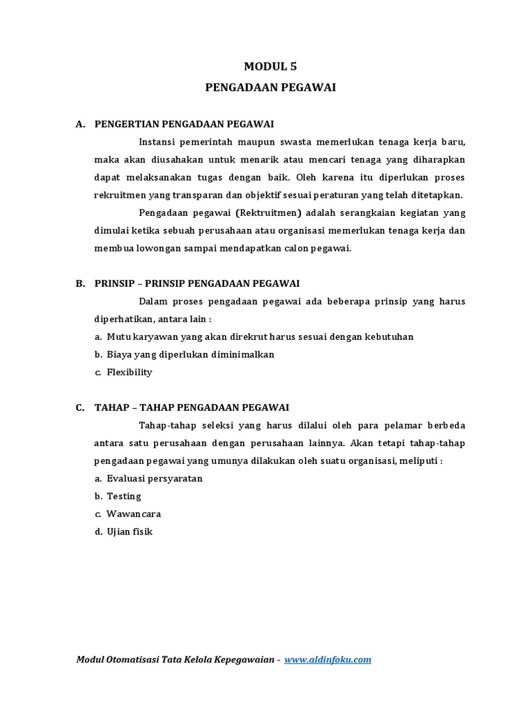MKep - Pengadaan Pegawai | PDF